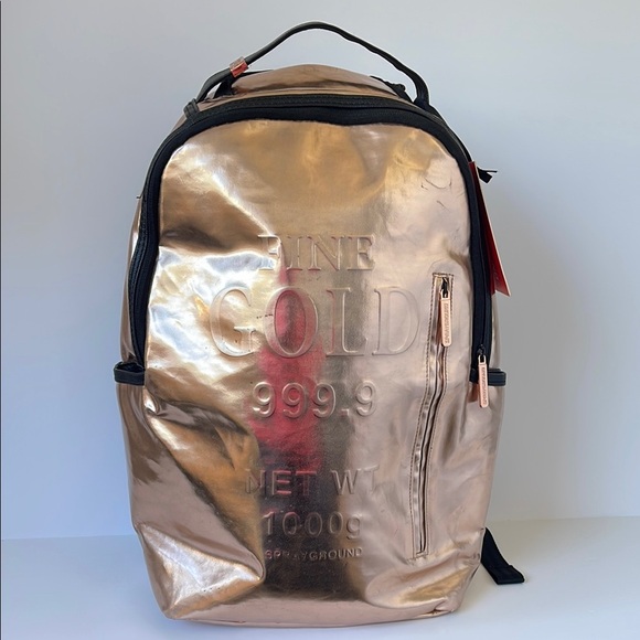 Sprayground | Bags | Sprayground Rose Gold Metallic Backpack | Poshmark